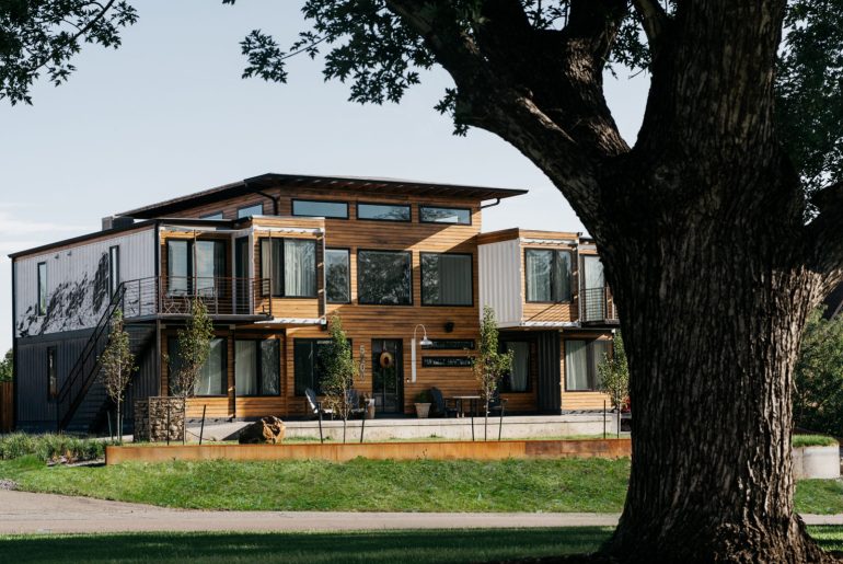 Living Large in a Shipping Container Haven: Innovative Family Dwelling ...